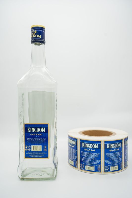 Circle Stickers Label Personalized Liquor Bottle Labels Custom Sticker ...